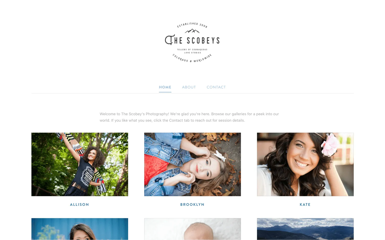 Portfolio Website | Create with ShootProof